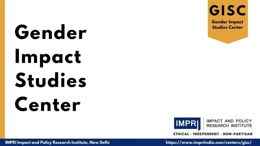 Gender Impact Studies Center (GISC) - Impact And Policy Research ...