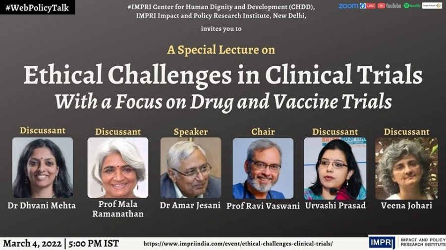 Ethical Challenges In Clinical Trials: With A Focus On Drug And Vaccine ...