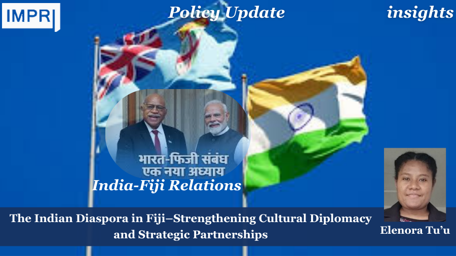 India-Fiji Relations: The Indian Diaspora In Fiji–Strengthening ...